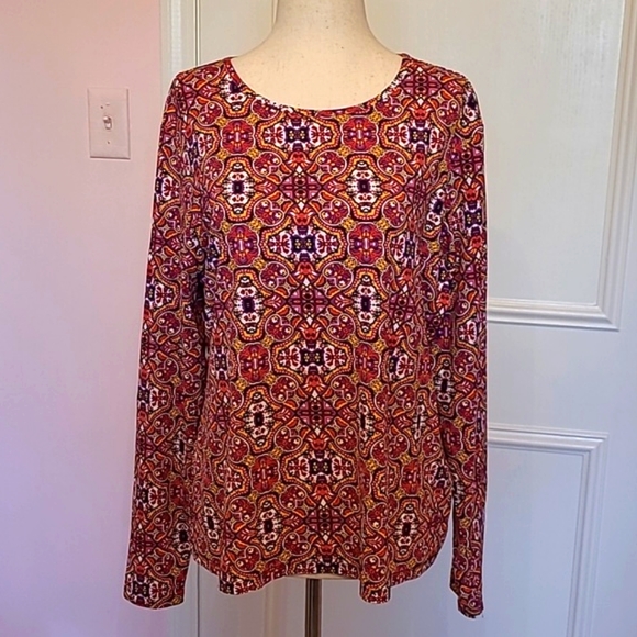 Lands' End | Tops | Nwot Lands End Mosaic Rash Guard | Poshmark